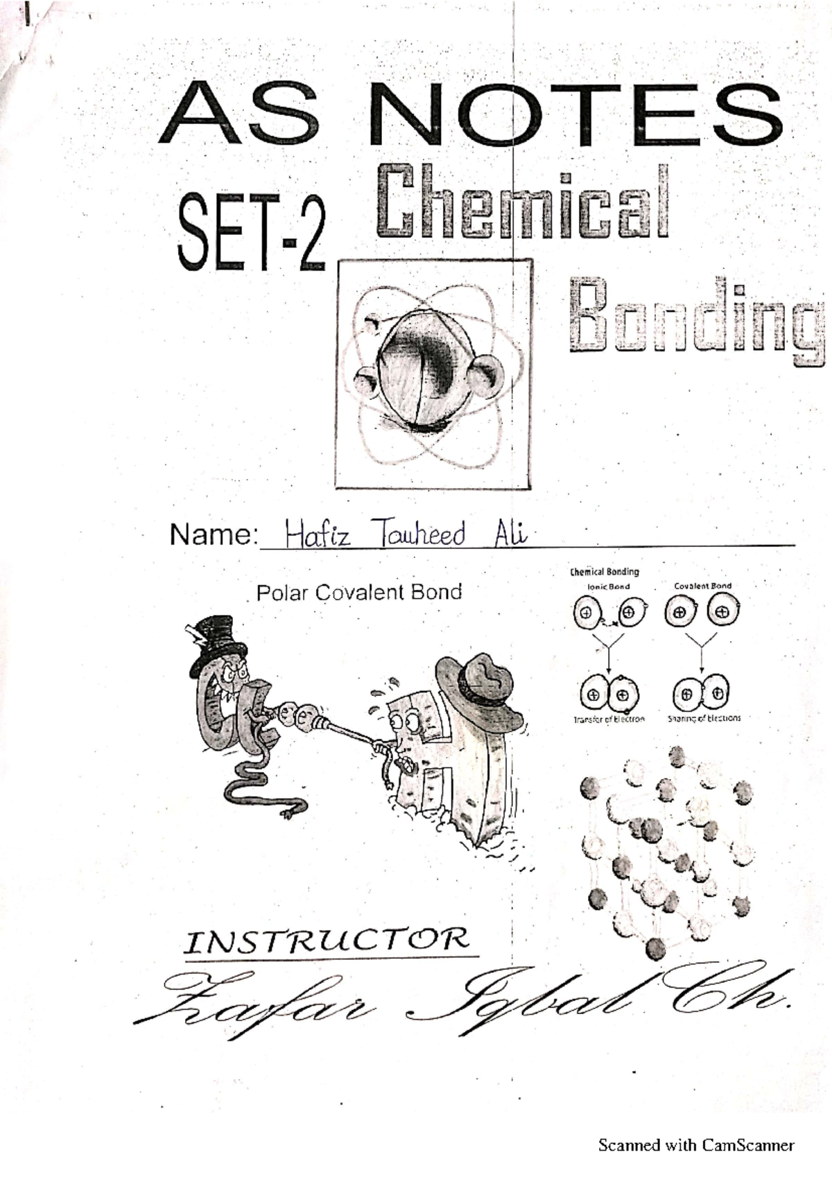 Chemical bonding set 2 - 9709, Mechanics One - Studocu