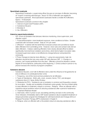 Chapter 4 pretrial supervision, sentencin and PSI report - Pretrial ...