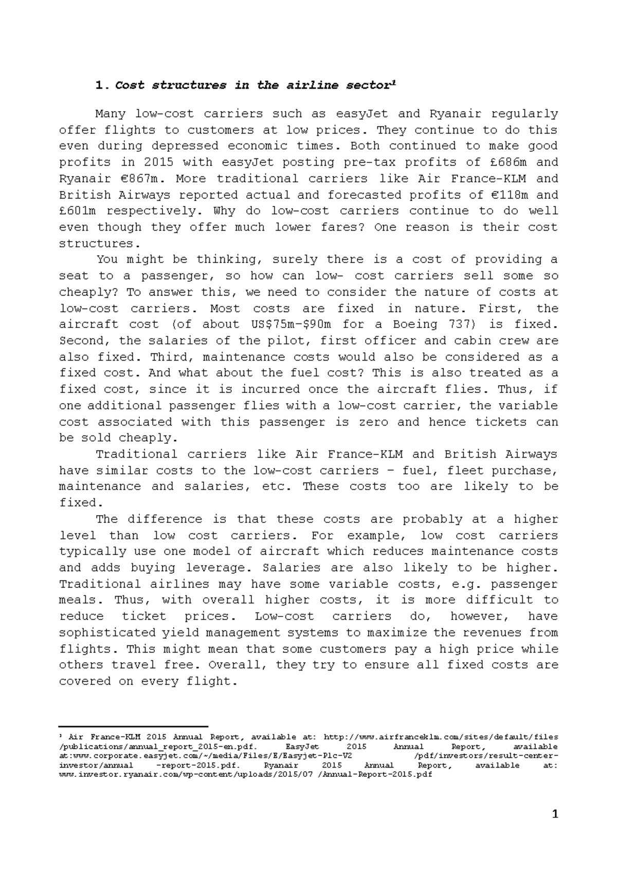 Short readings II - Reading su argomenti del management accounting ...