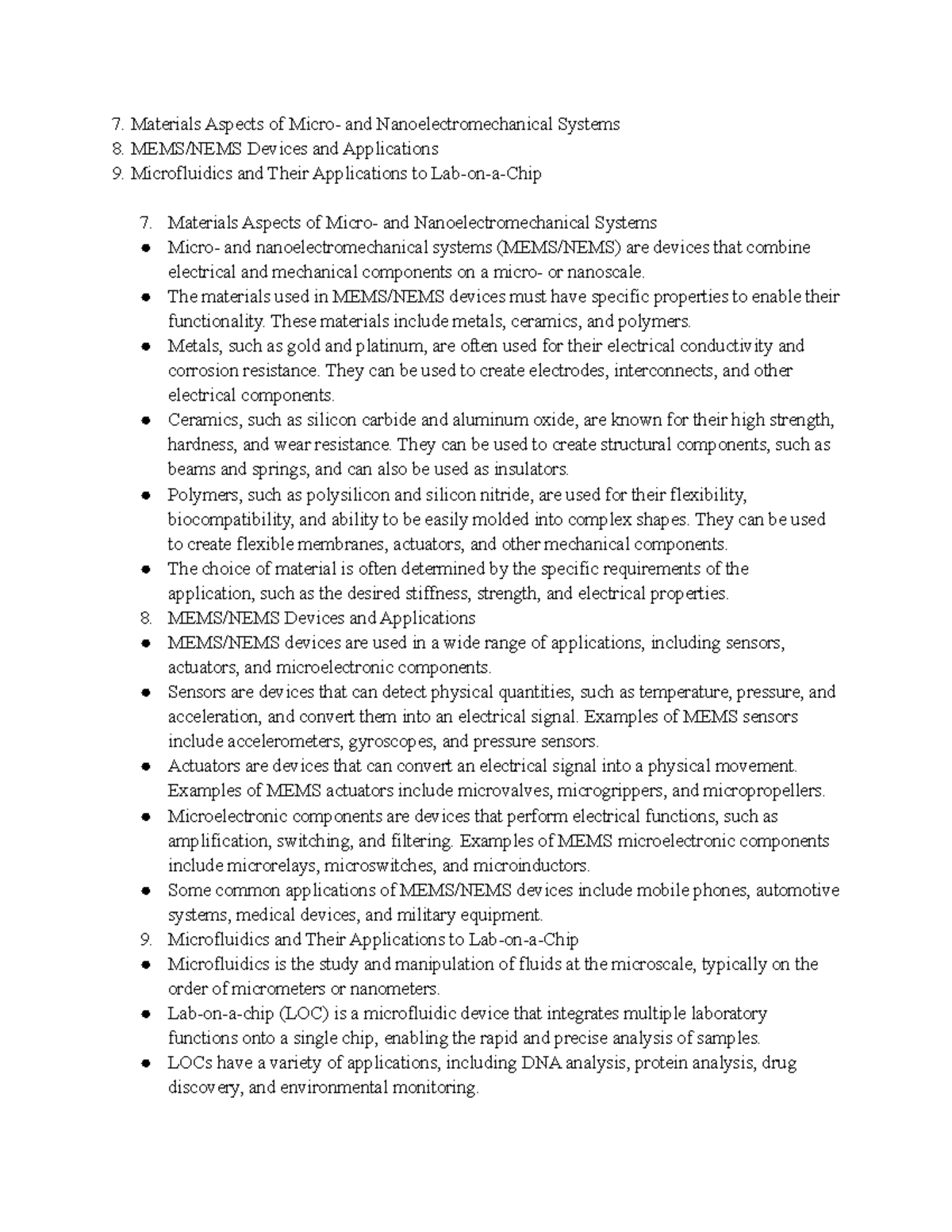 Chapter 3 Notes - Materials Aspects of Micro- and Nanoelectromechanical ...