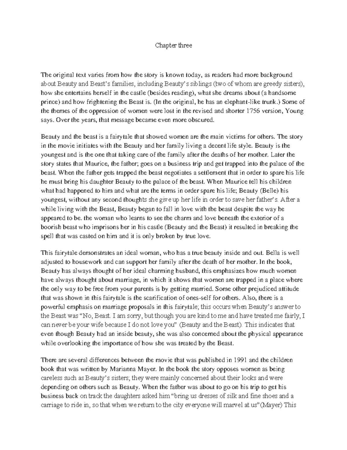 Chapter three uygu - Chapter three The original text varies from how ...
