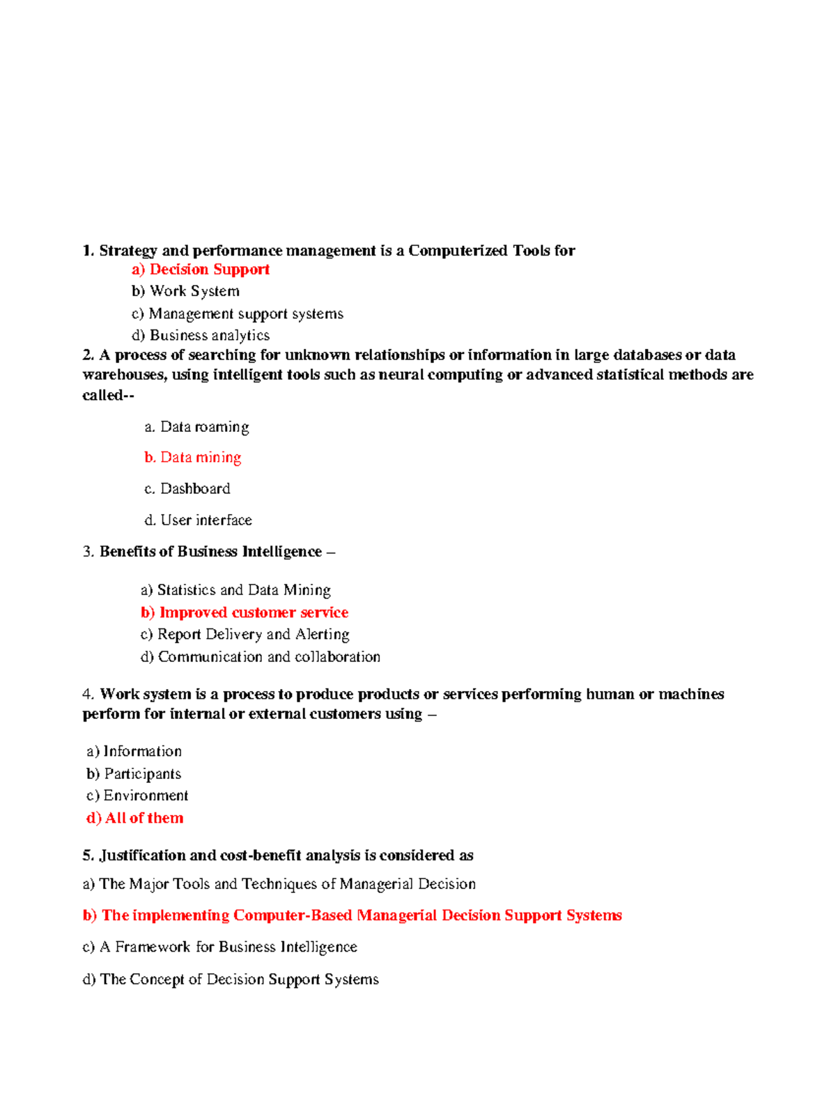 accounting theory multiple choice questions and answers - 1. Strategy ...