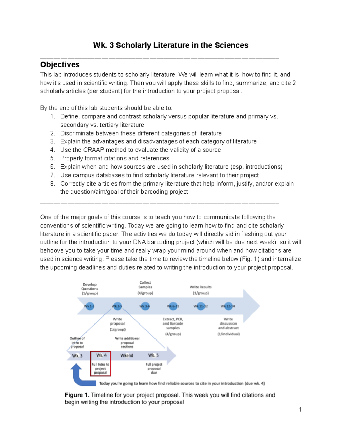 Print ME Wk. 3 Scholarly Literature - Wk. 3 Scholarly Literature in the ...