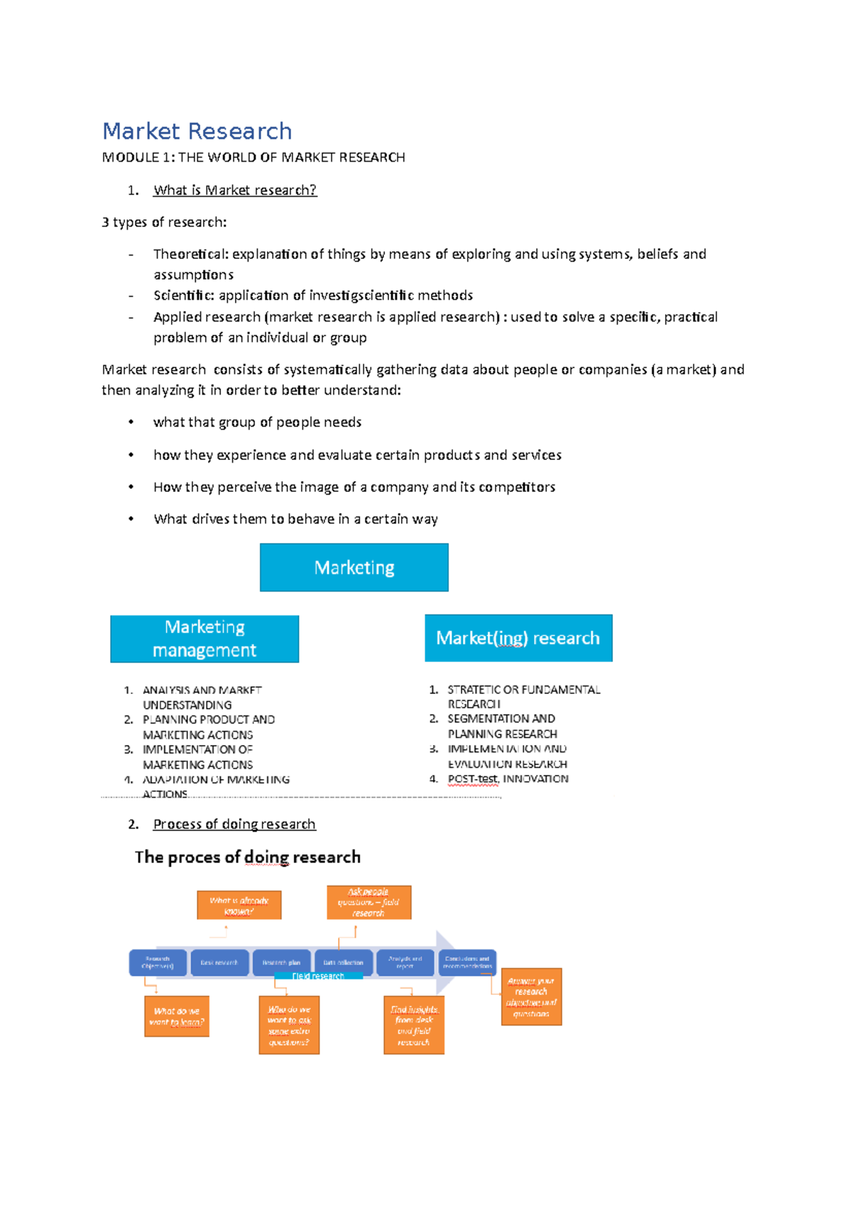 Samenvatting-marketing-research - Market Research MODULE 1: THE WORLD ...