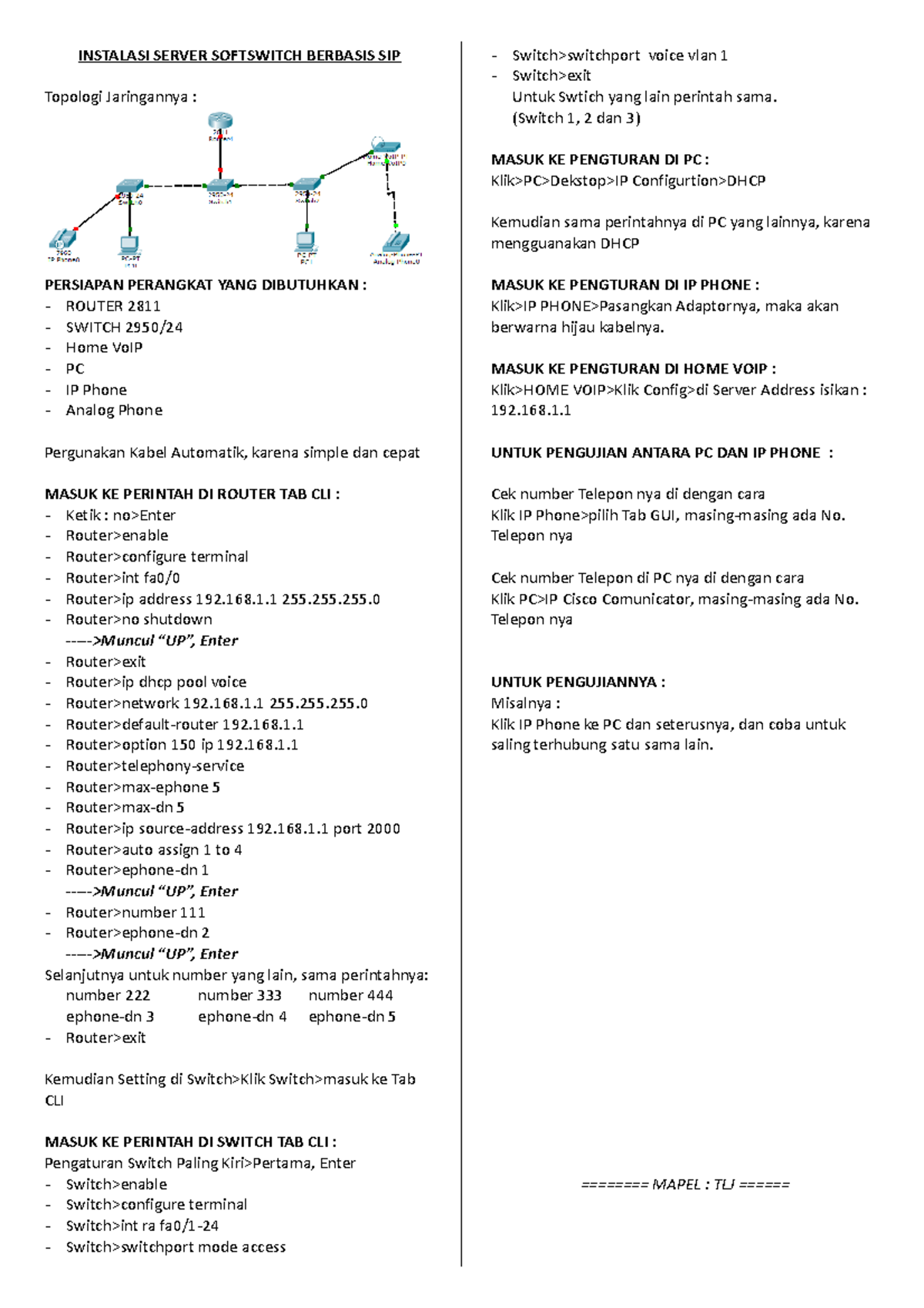 Instalasi Server Softwitch SIP - INSTALASI SERVER SOFTSWITCH BERBASIS ...
