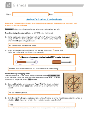 Worksheet - work and power problemskey - Worksheet: Work & Power Problems Answer Key I. Work A ...