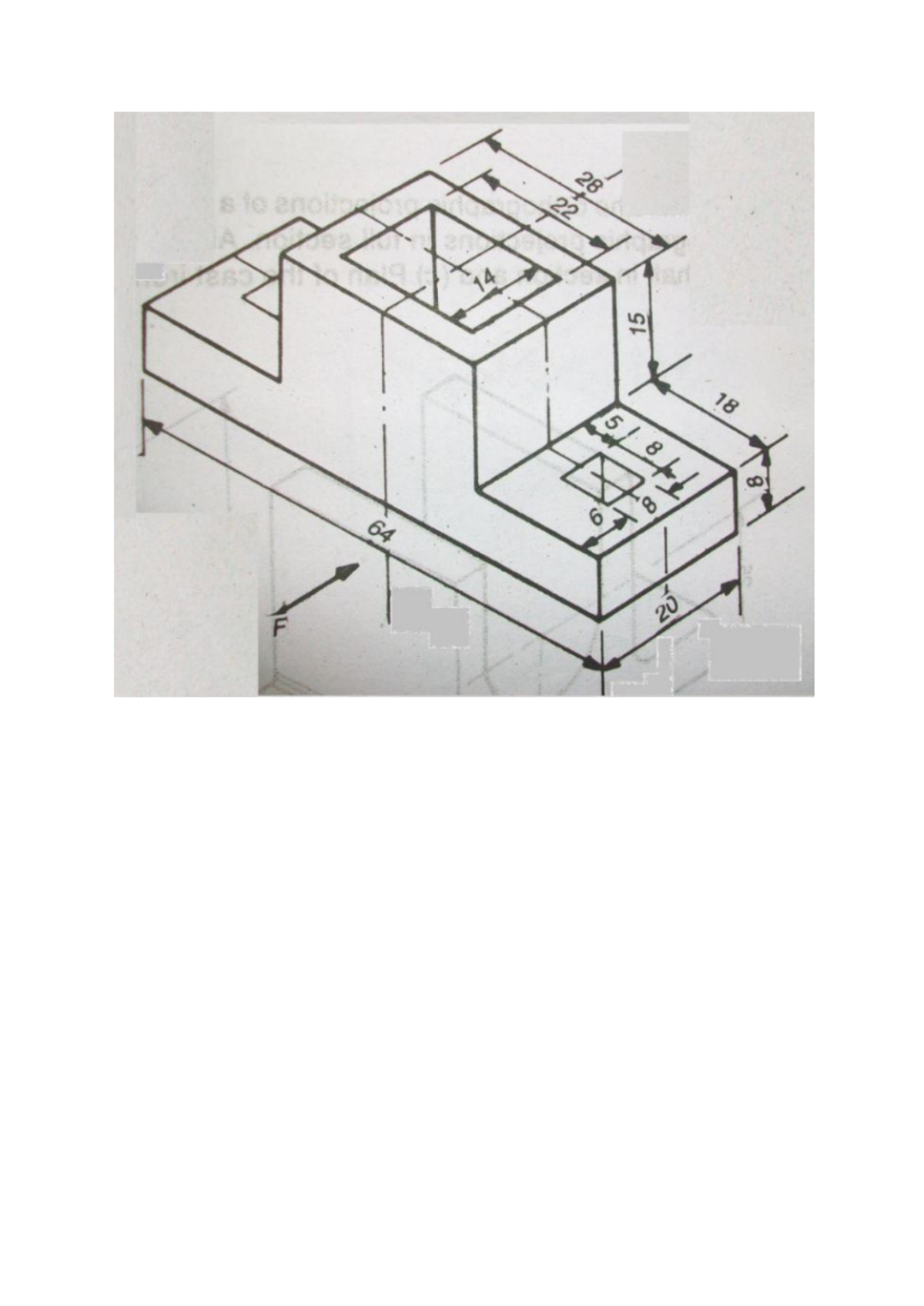 L4 Sectioning Problems for Practice - S to 8 F 40 SQ. Through holes 60 A 60 180 60 A R13 014 4 ...