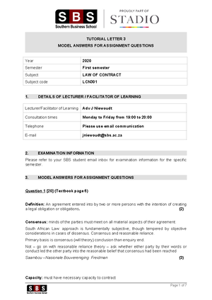 LIT500 2024 01 ASMT - ©STADIO Assignment – 2024 Semester 1 LIT500 ...