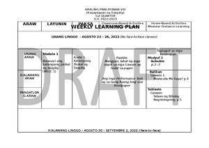 HG-G12 Q1 Module 3 - ` Homeroom Guidance Quarter 1 – Module 3: Thinking ...