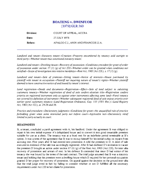 ADU KOFI DJIN VS Seidu MUSA Baako - ADU KOFI DJIN vs. SEIDU MUSA BAAKO ...