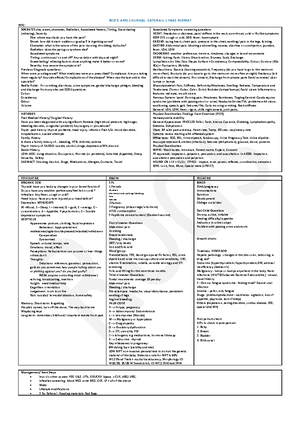 MSE Case wise - LECTURE NOTES - Understanding the Mental State ...