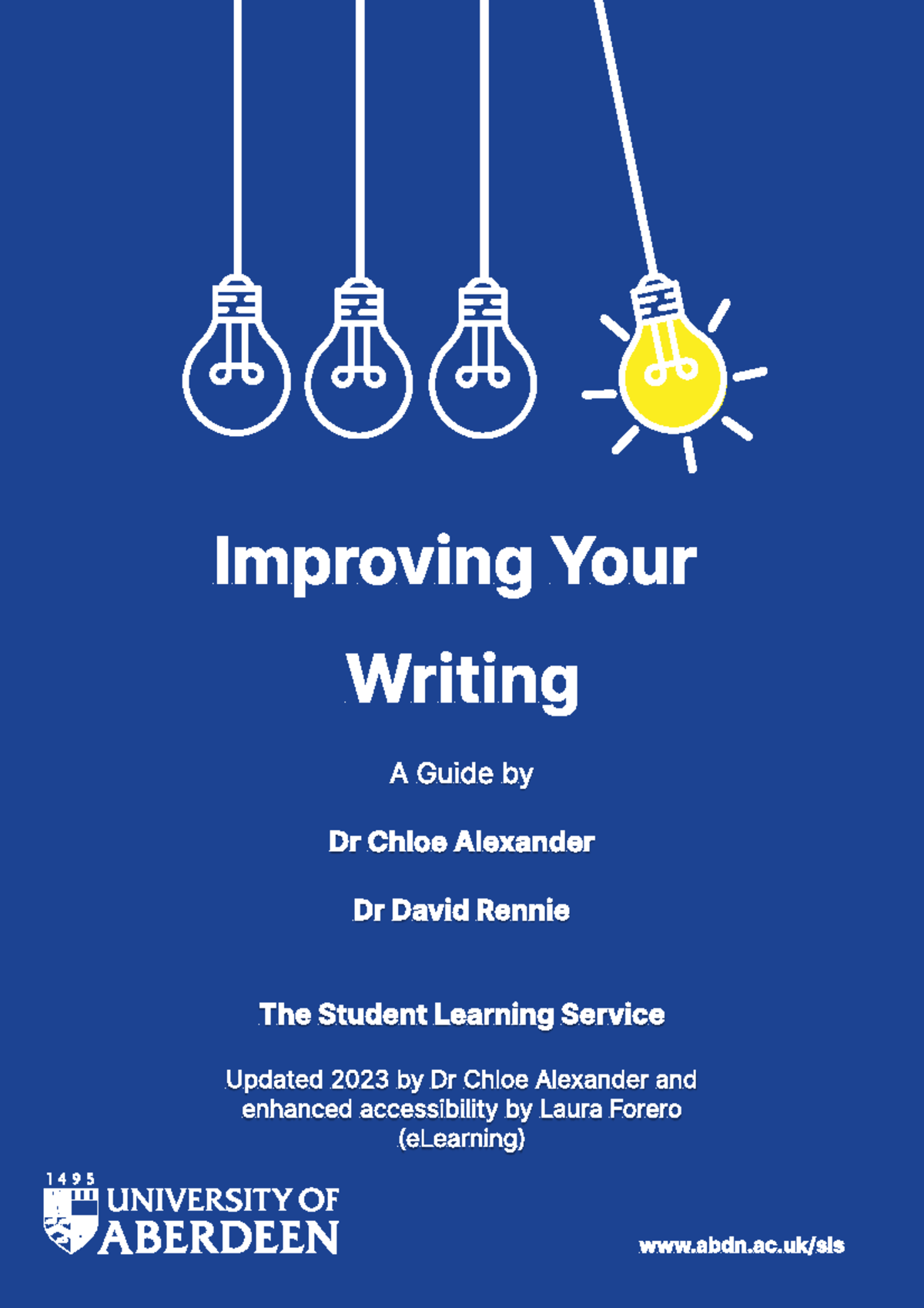 Improving your writing - Improving Your Writing A Guide by Dr Chloe ...
