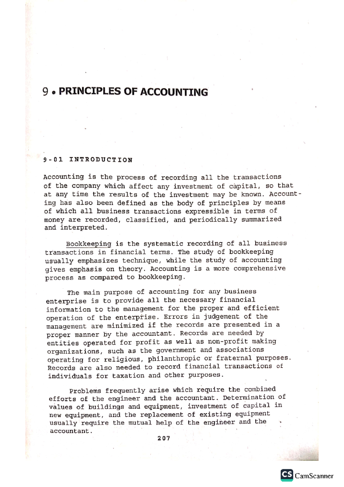 Principles-of-Accounting - 9 . PRINCIPLES OF ACCOUNTING INTRODUCTION Accounting is the process ...