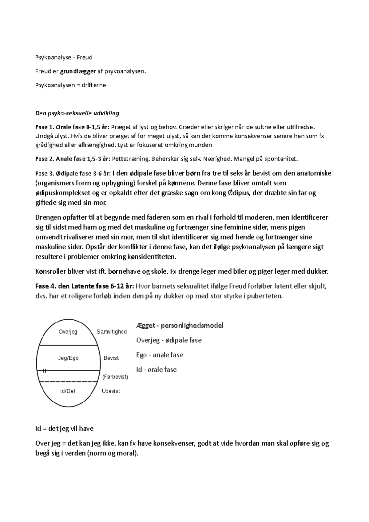 Psykoanalysen - Freud. - Psykoanalyse - Freud Freud er grundlægger af ...
