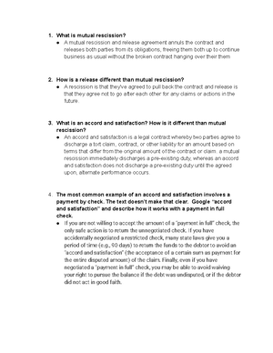 LS 1500 HW 5 - Homework - 1. What is the meeting of the minds? All of ...