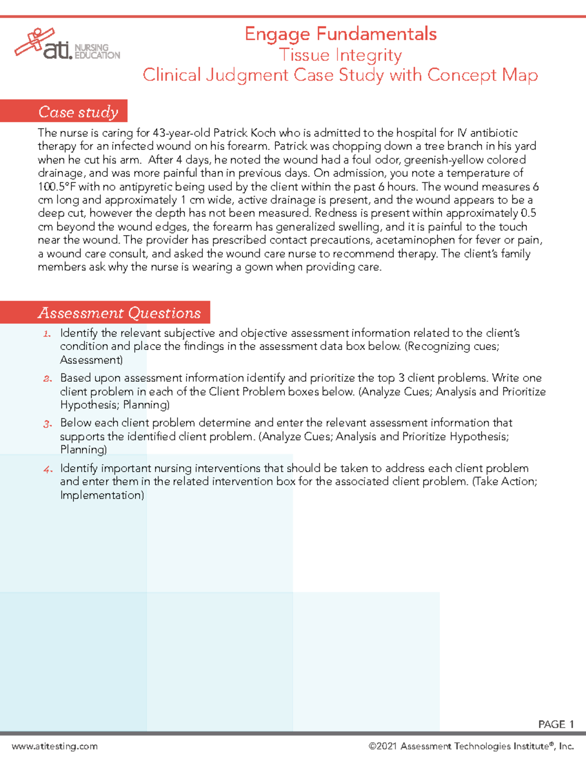 ATIN foundation learning module nursing - 110 - Studocu