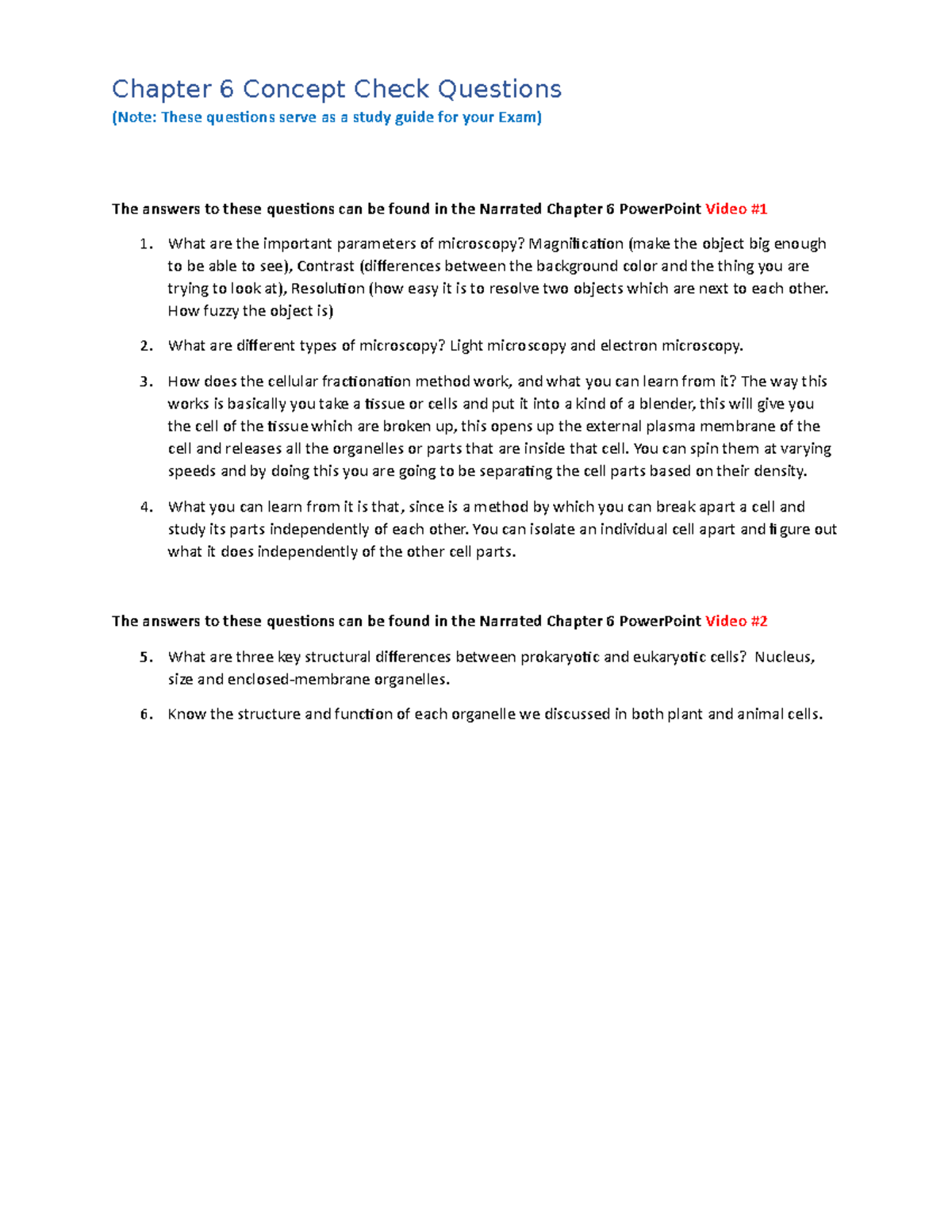Chapter 6 concept check-summer 2020 - (Note: These questions serve as a ...
