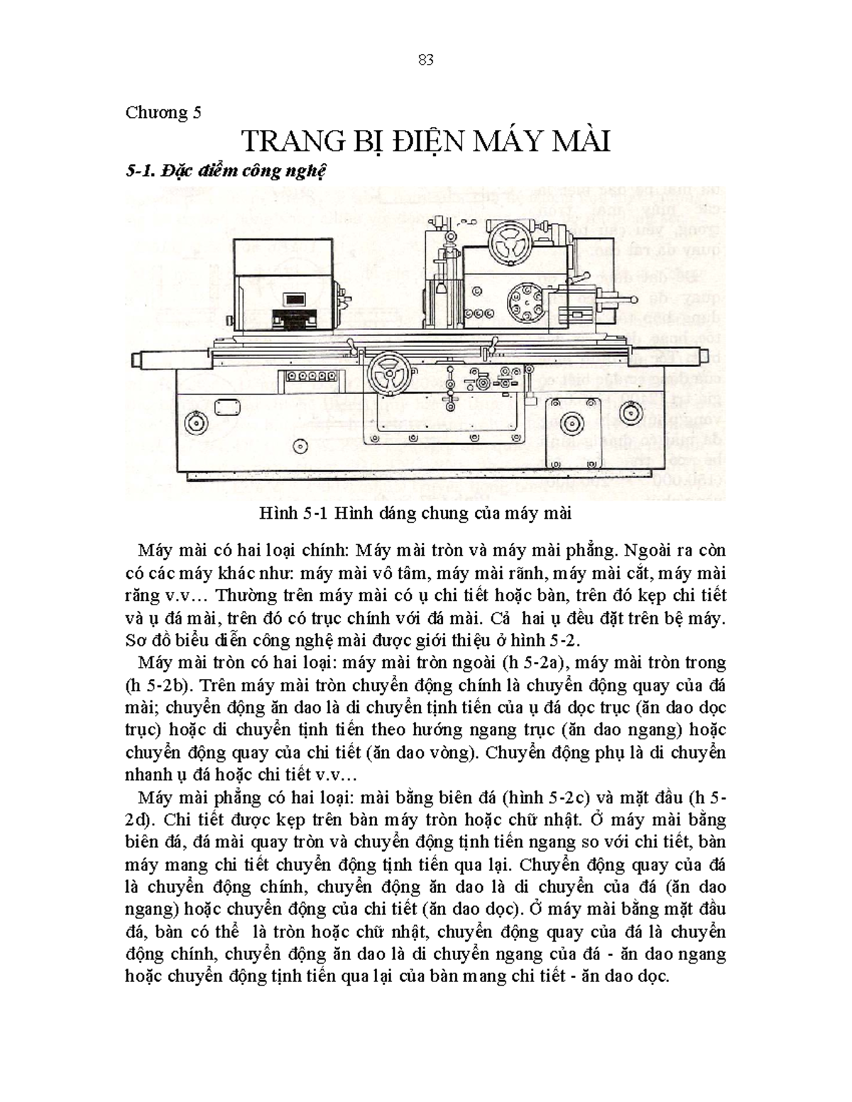 Chuong 5 Máy mài - Sách rất hay - Chương 5 TRANG BỊ ĐIỆN MÁY MÀI 5-1 ...