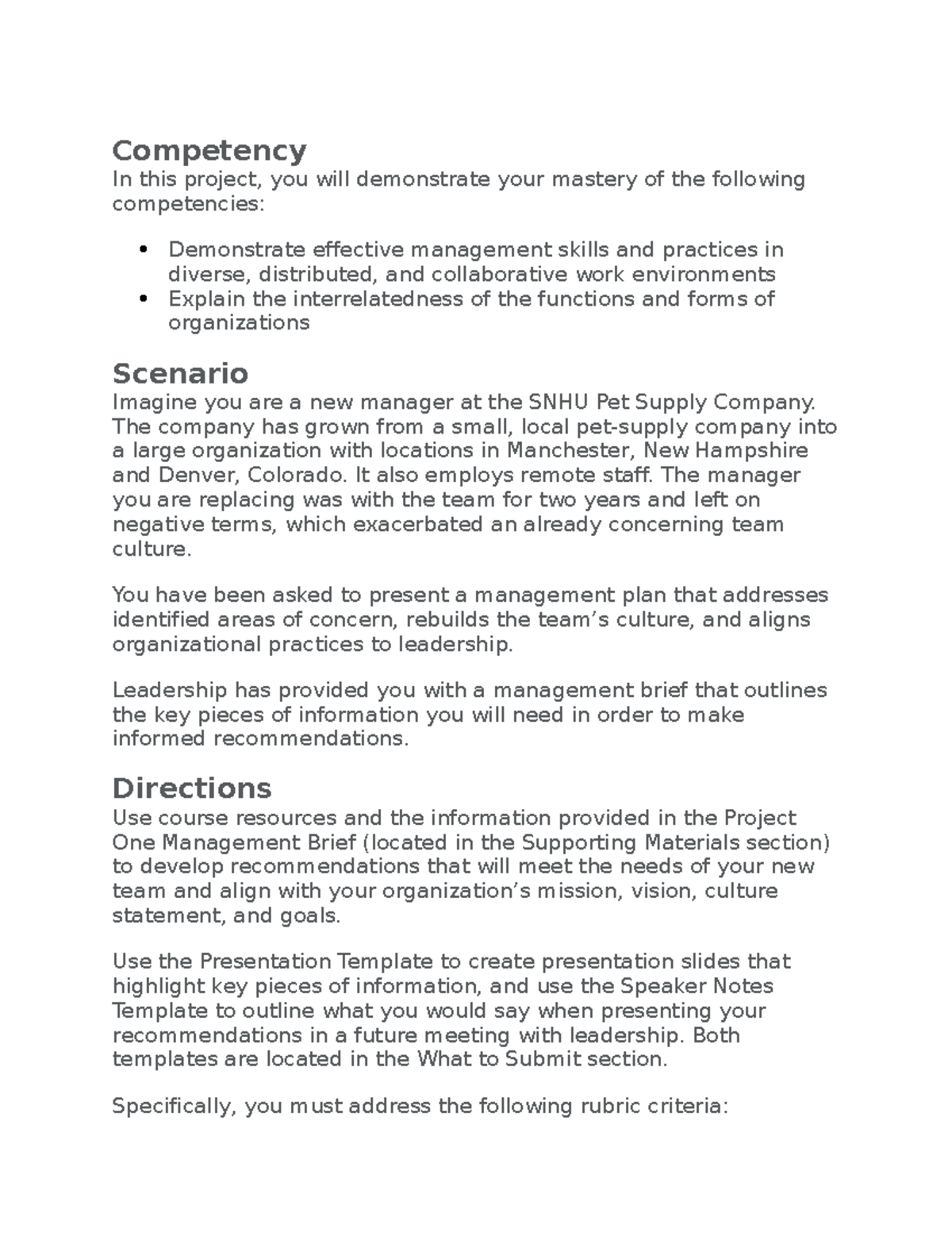 7-3 Project One Organization Evaluation Proposal Instructions ...