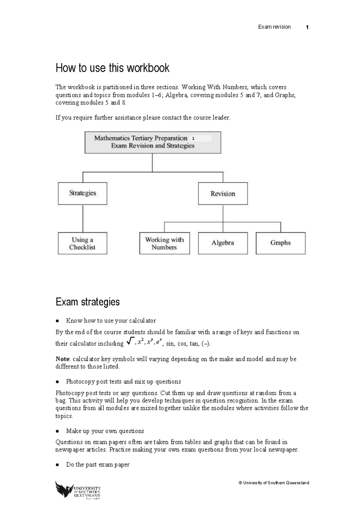 TPP7181 Exam Revision Work Book - Exam revision 1 How to use this ...