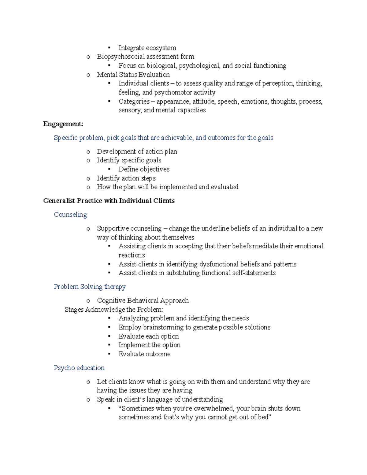 Sw 320 - This is the first in the sequence of practice classes with the ...