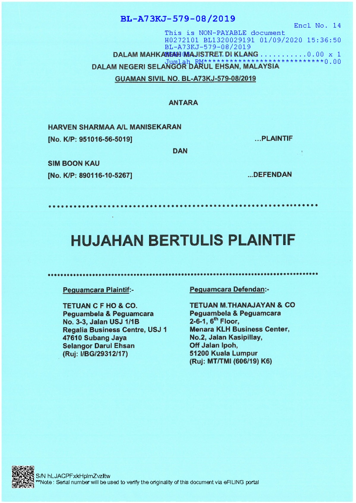 Hujahan Bertulis +@002 - Social Physiology - This is NON-PAYABLE ...