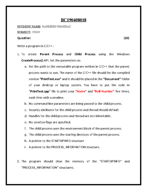 CS609 Solved MCQs Final TERM BY Junaid - CS609-System Programming (Solved Macq’s) TOPIC 93 to ...