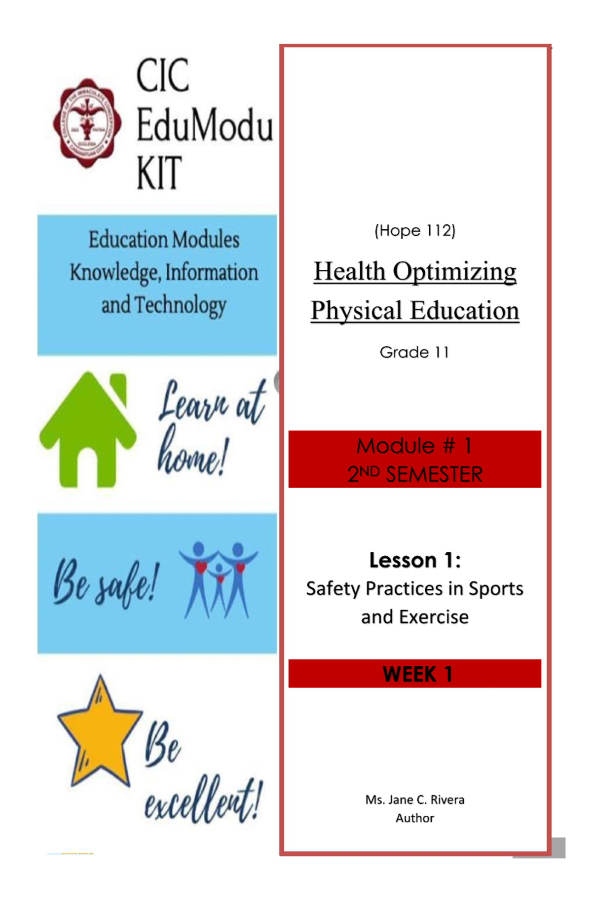 M1-PE-112 - Module 1 - SENIOR HIGH SCHOOL DEPARTMENT Socially ...