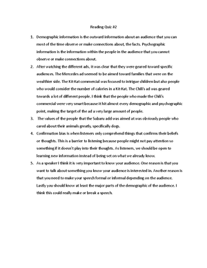 Chapter 12 RQ - Quiz from book. - Chapter 12 Reading Quiz Two other ...