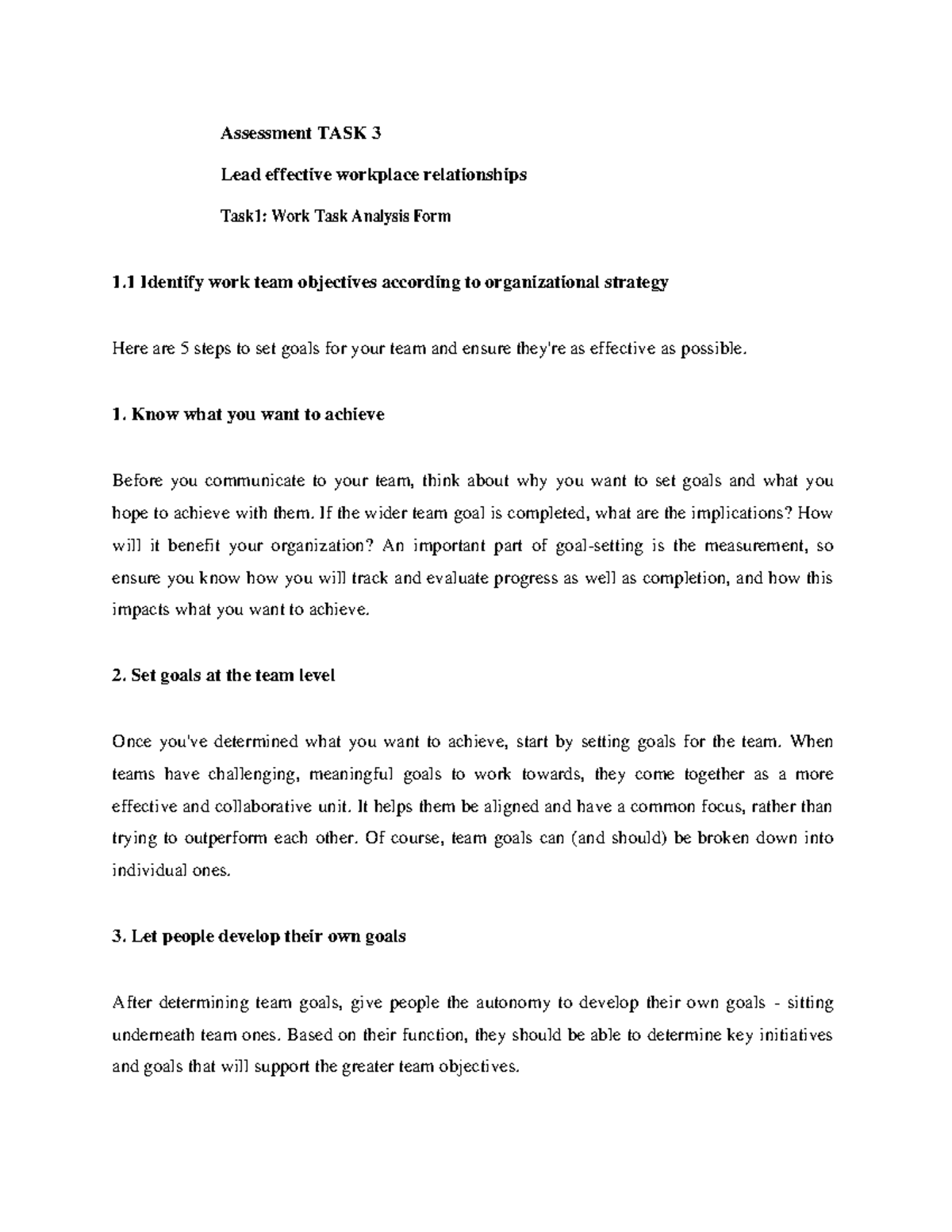 assessment task 3, and school material , albright school australia ...