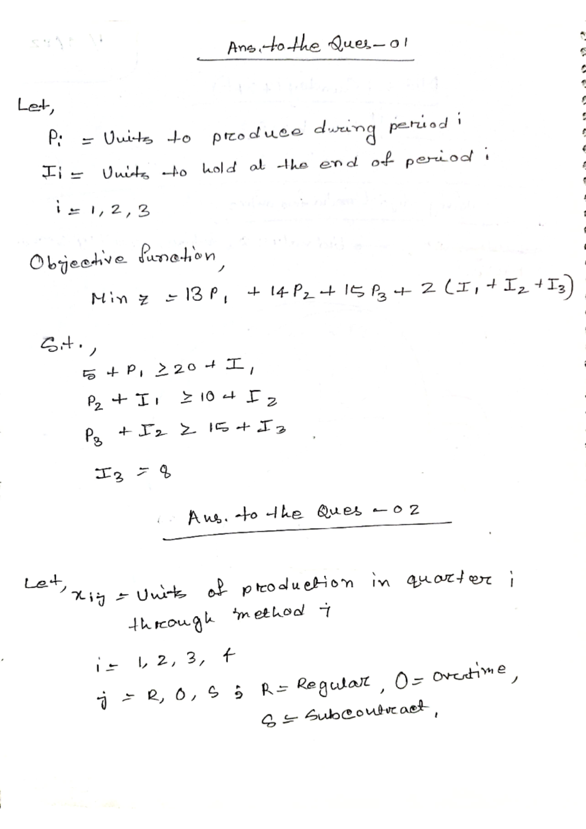 1917 assignment 10 - Operations Management - Studocu