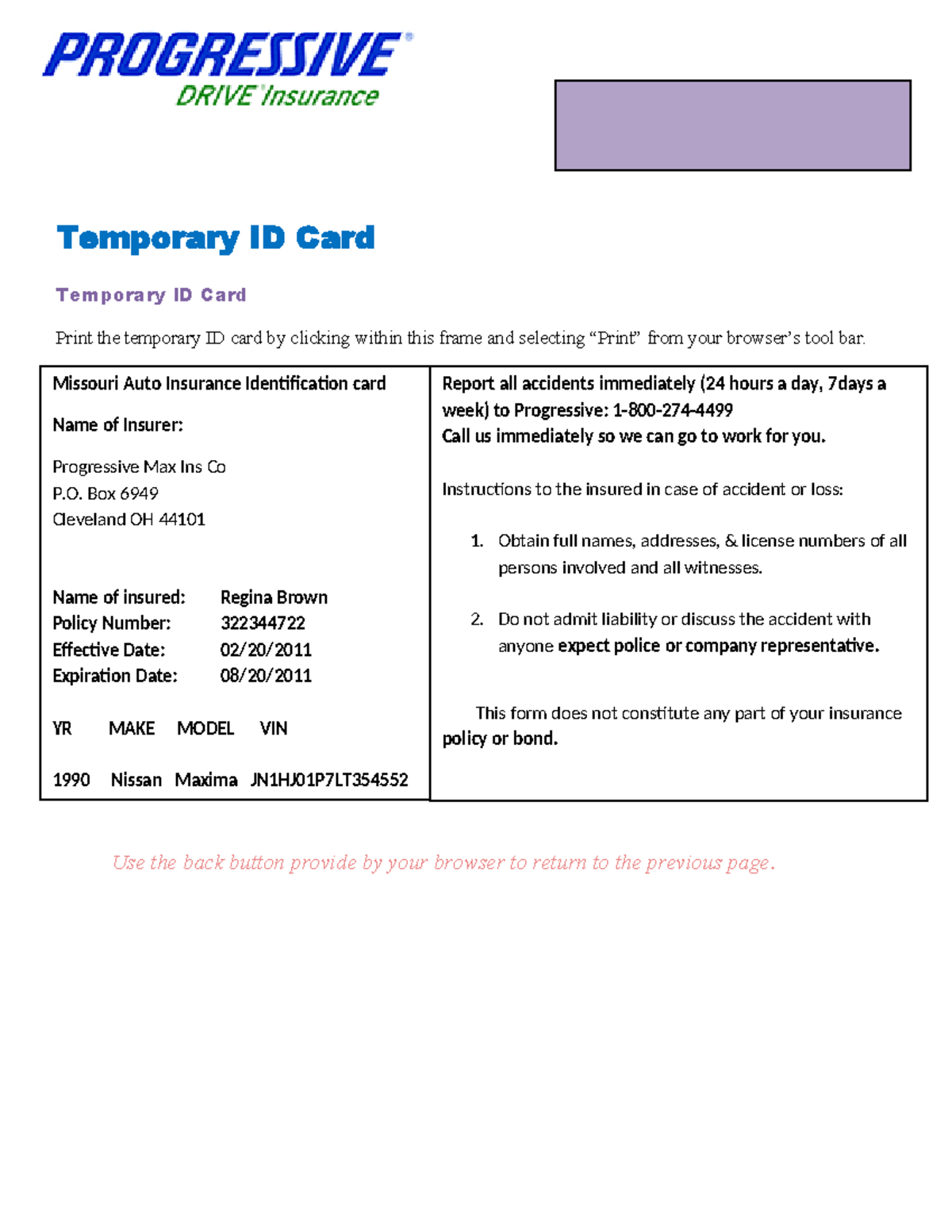 Temporary ID Card insurance Regina - Temporary ID Card Temporary ID ...