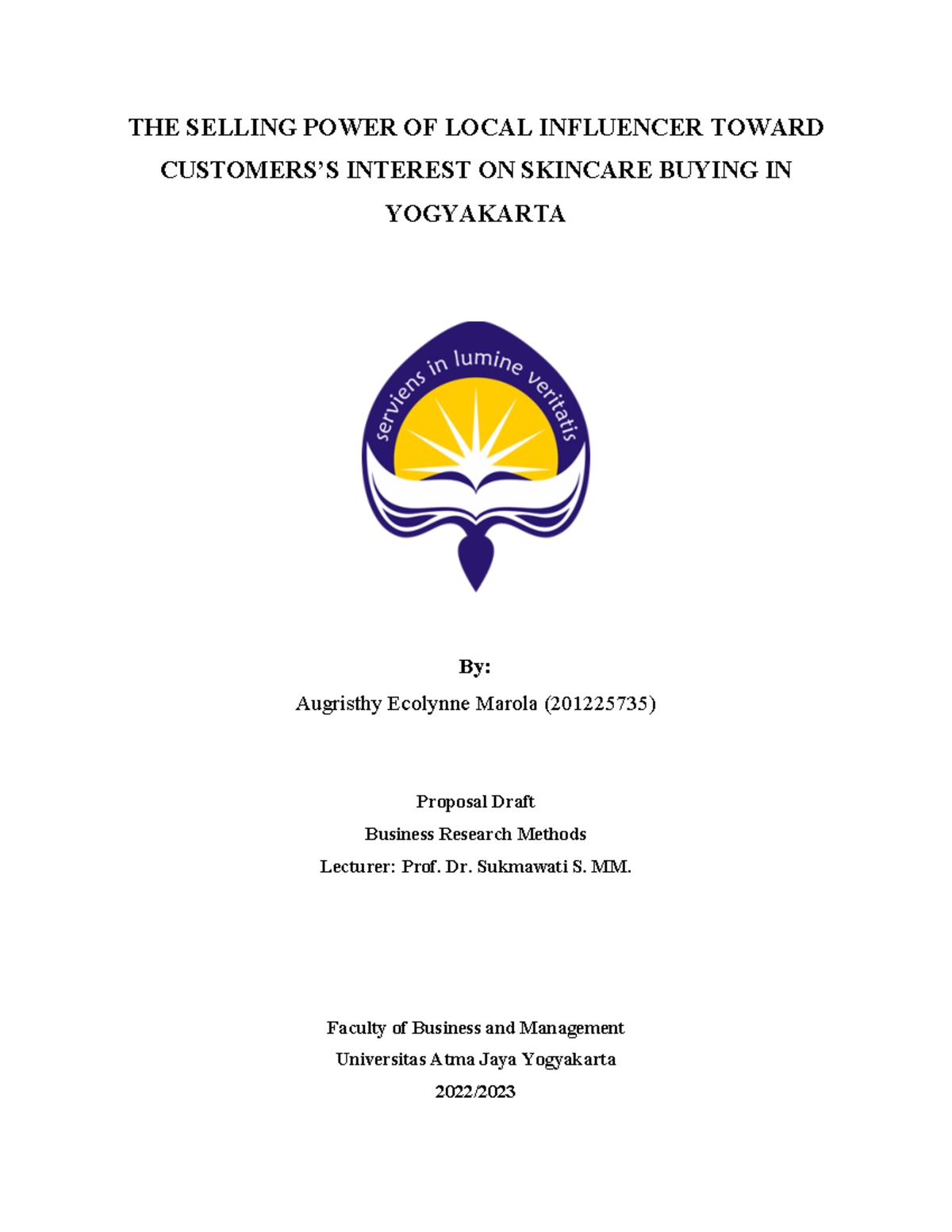 Draft 2 merged - Komunikasi Bisnis - THE SELLING POWER OF LOCAL ...