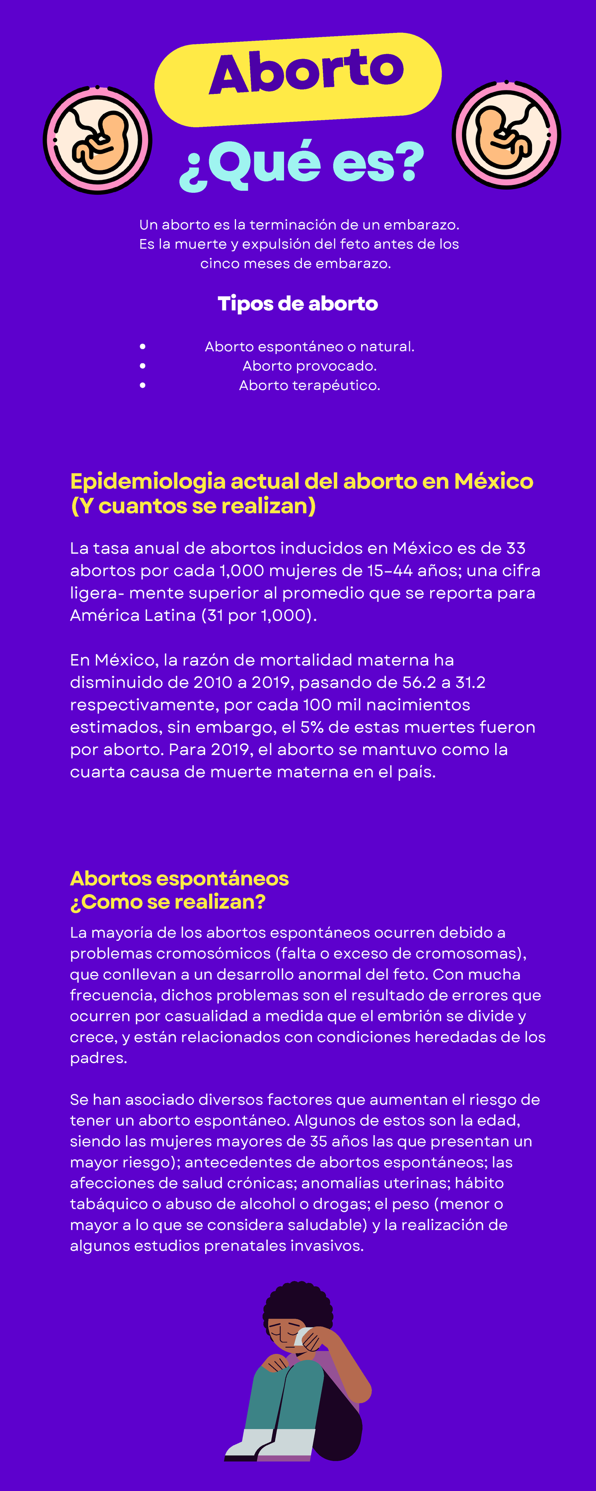 Usos de - Primeros auxilios - ¿Qué es? Aborto Un aborto es la ...