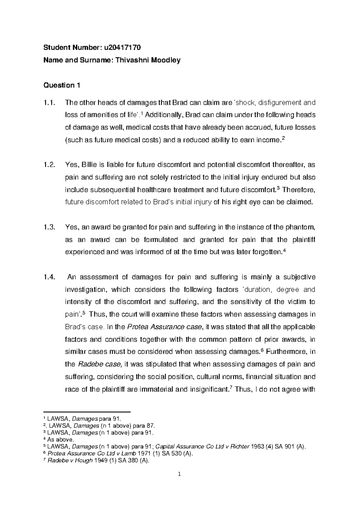 Assignment 4 SGR 410 - Student Number: u Name and Surname: Thivashni ...