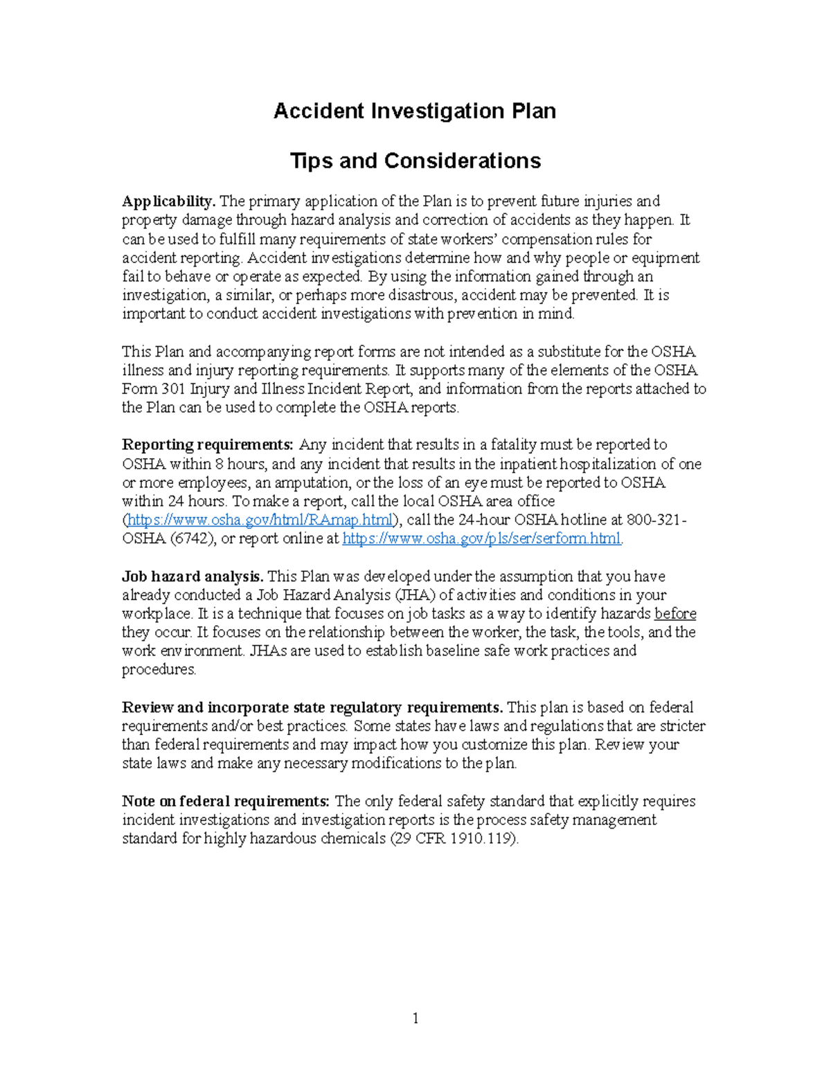 Accident-Investigation-Plan - Accident Investigation Plan Tips and ...