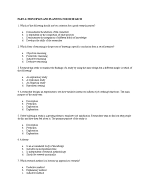 Research Design MCQ With Answers PDF - Research Design MCQ With Answers ...