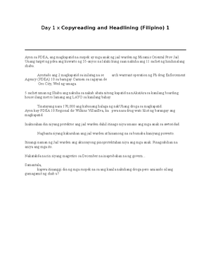 Career guidance training matrix - Republic of the Philippines ...