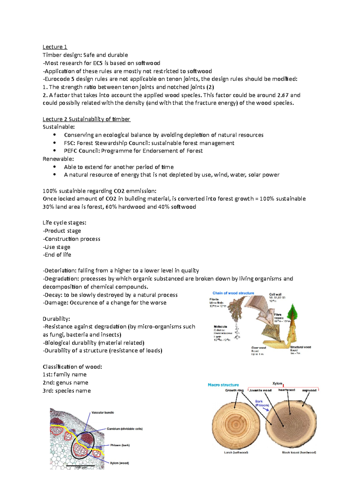 Summary - summary timber structures 2 - Lecture 1 Timber design: Safe ...