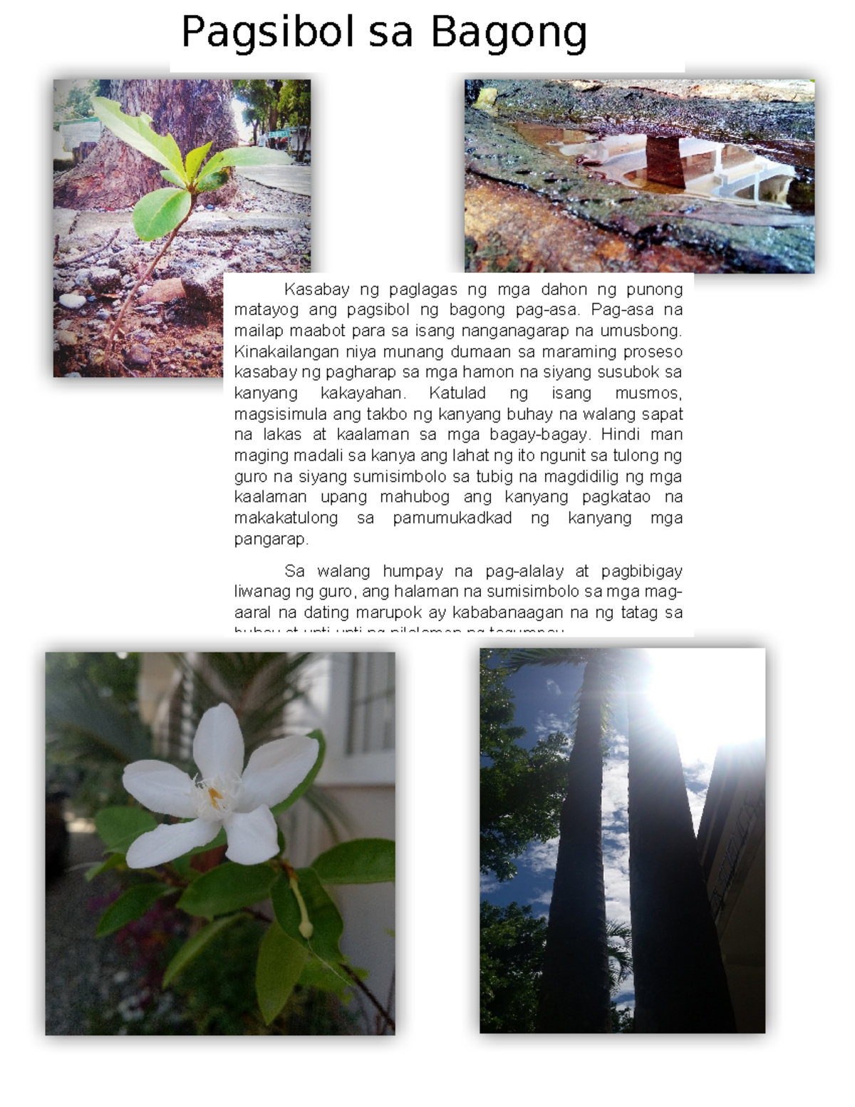 Halimbawa-NG- Larawang- Sanaysay - Kasabay ng paglagas ng mga dahon ng ...