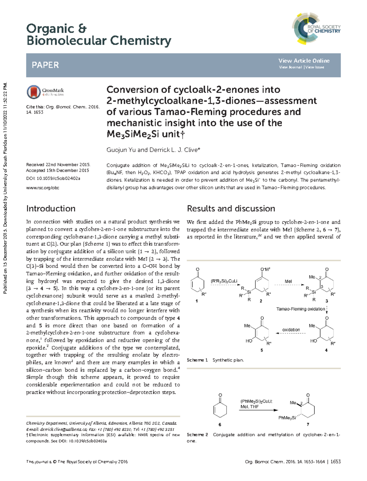 C5ob02402 a-7 - textbook - Organic & Biomolecular Chemistry PAPER Cite this: Org. Biomol. Chem ...