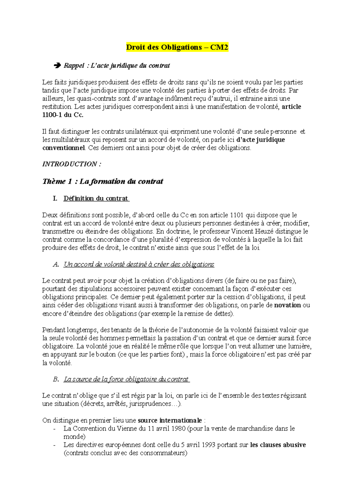 Oblig CM2 S4 - se sont des notes de cours de mon cour magistral du ...