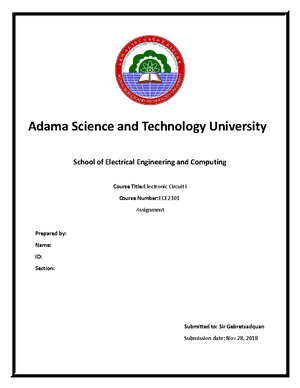 Ethiotelecom intern report - I ADAMA SCIENCE AND TECHNOLOGY UNIVERSITY ...