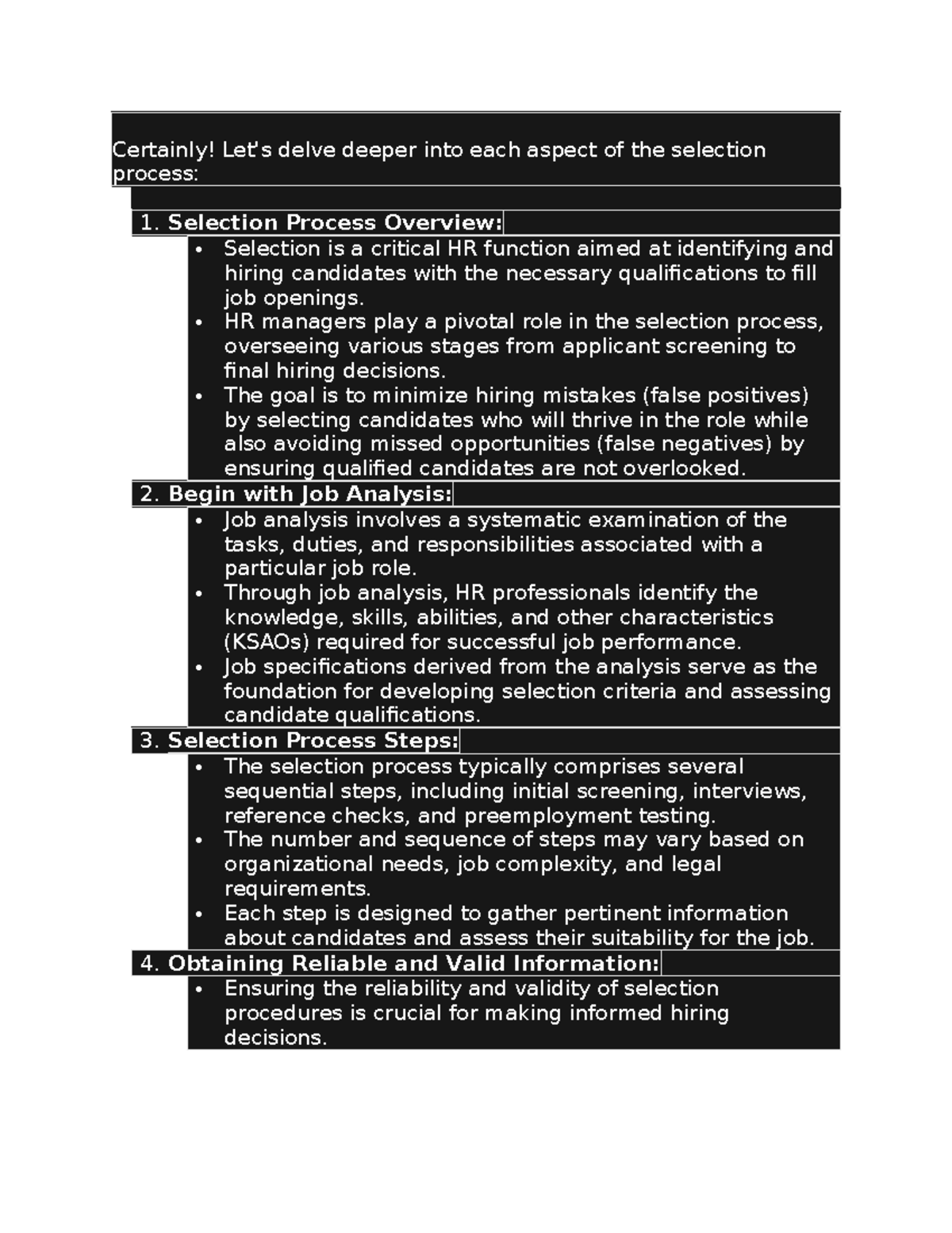 HRM Midterm Notes - Summary Human Resource Management - Certainly! Let ...