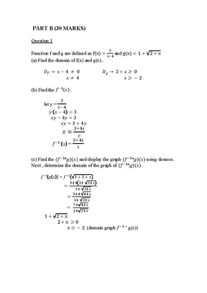 Tutorial 1 (Limit & Continuity) MAT183 - Calculus 1 - 1 q n I I 2 j six 31 3 4 41 I 5 Answer ...