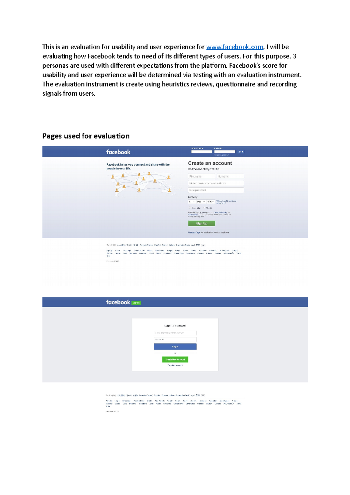 Assignment 3 - This is an evaluation for usability and user experience ...
