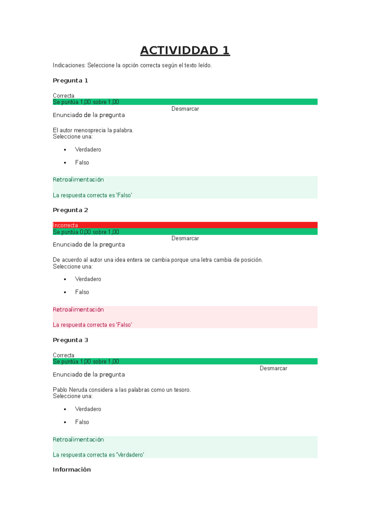 Unidad 1 TEMA 1 Y TEMA 2 actividad y examen - ACTIVIDDAD 1 Indicaciones ...