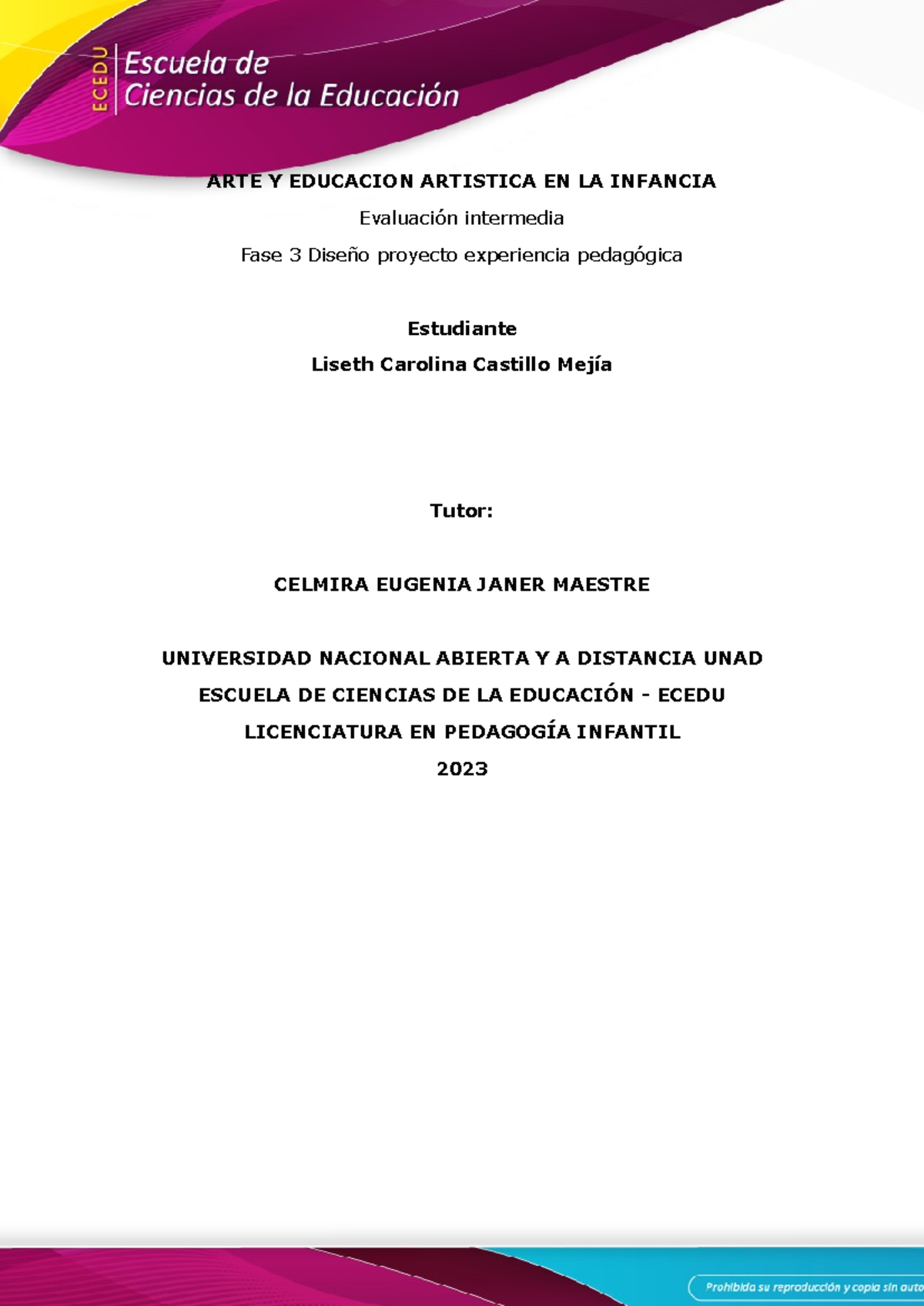 Fase 3- Liseth Castillo Mejia - ARTE Y EDUCACION ARTISTICA EN LA ...