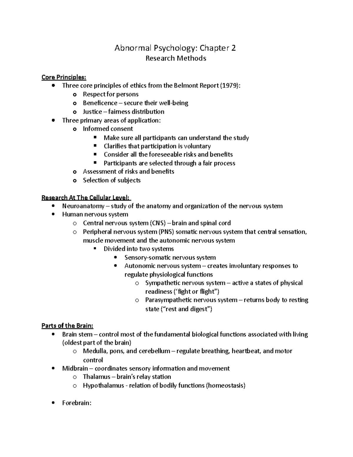 Chapter 2 - Research Methods - Abnormal Psychology: Chapter 2 Research ...