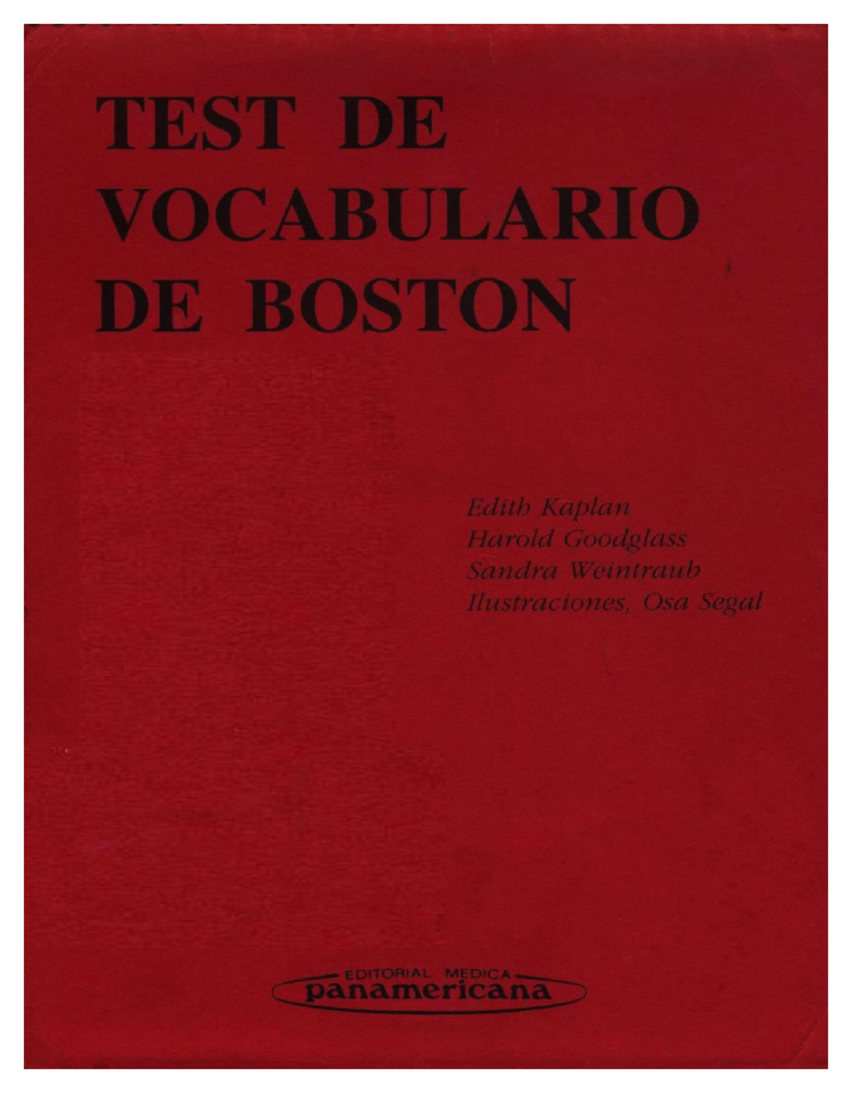 04.- Test de Vocabulario de Boston - TEST DE OCABULARIO DE BOSTON Edith ...